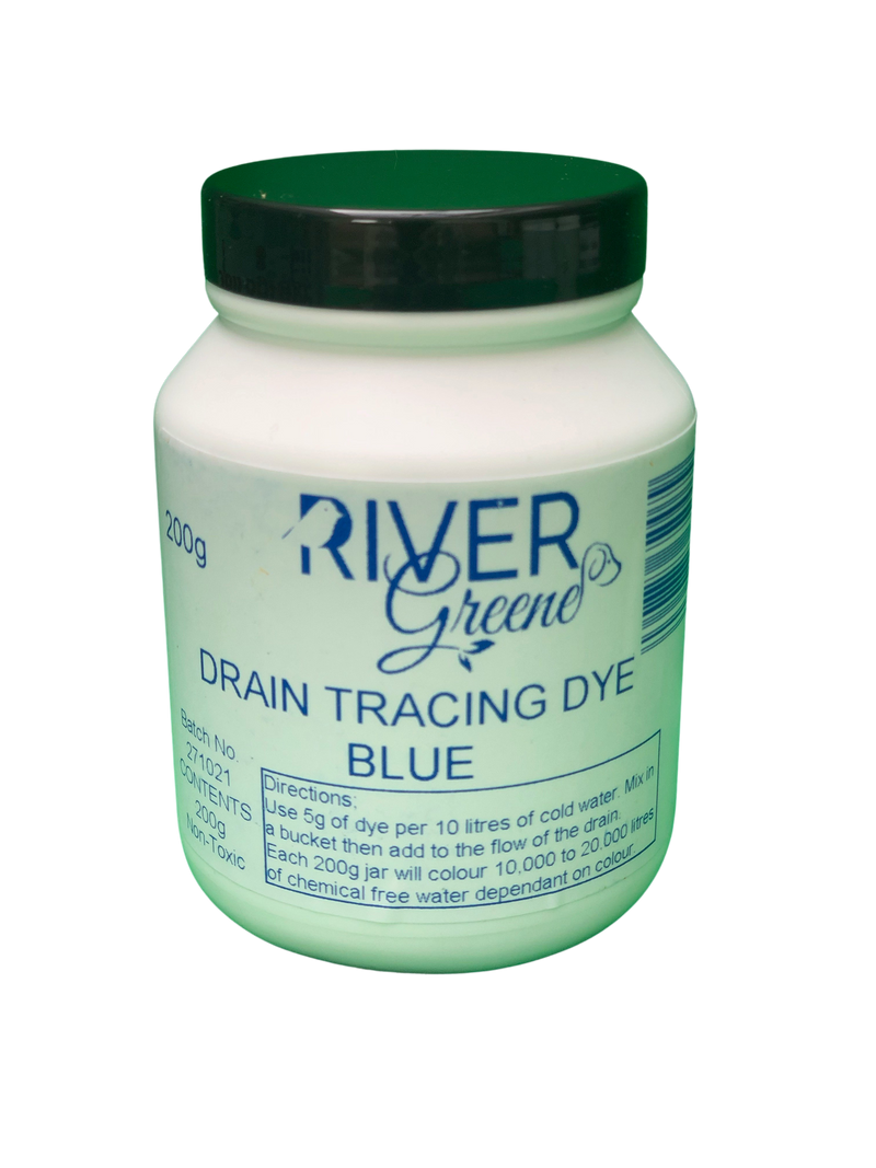 Drain Testing Dye 200g Jar - Various Colours – Bailey Supplies